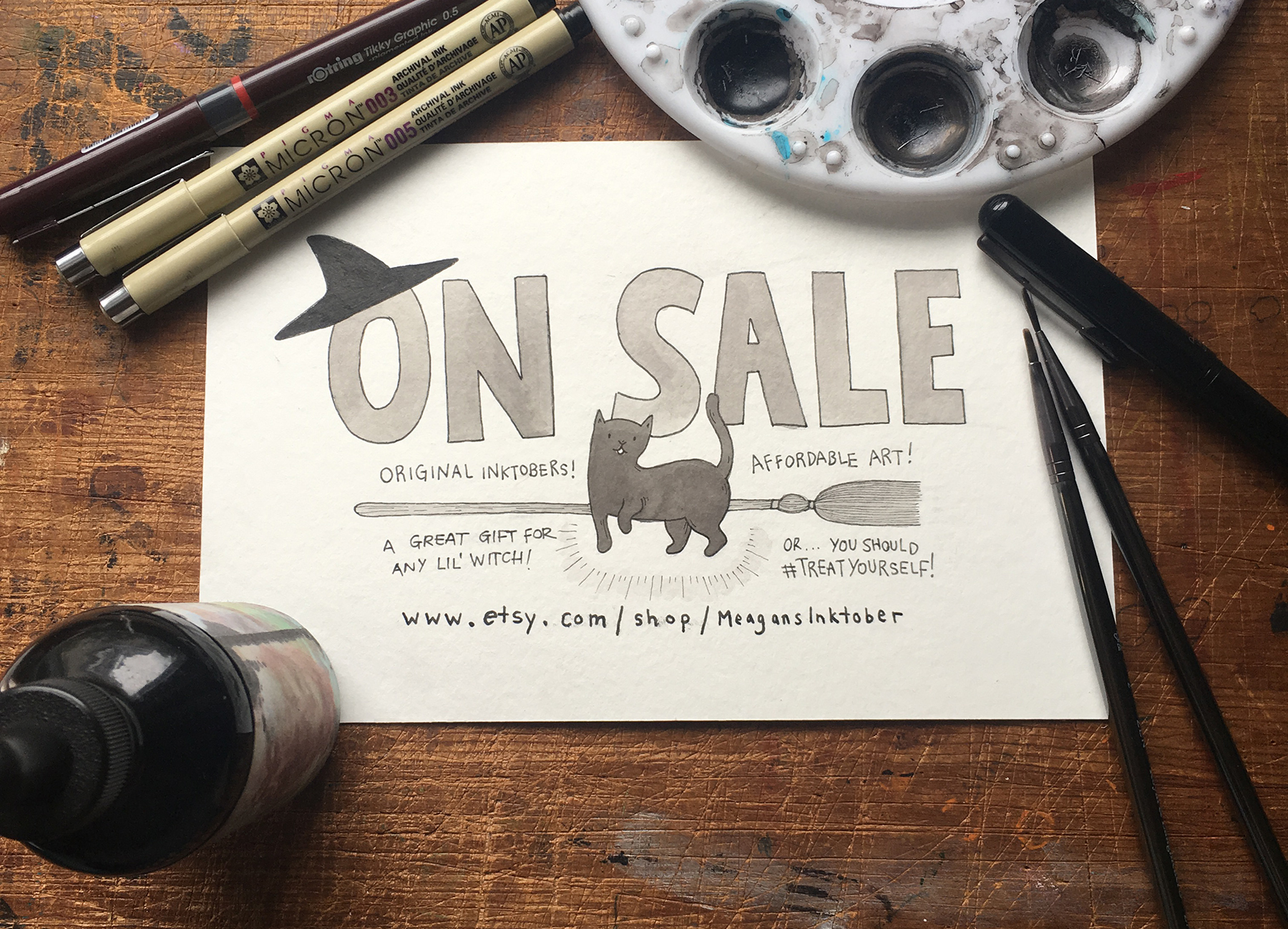 Inktober Instagram Challenge - Meagan OBrien - Illustrator Muralist ...